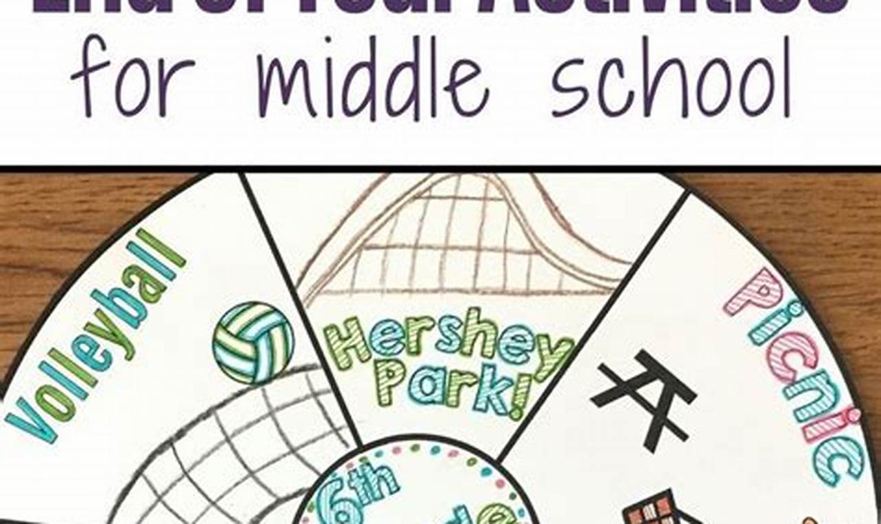Fun End-of-Year Activities for Middle School Students