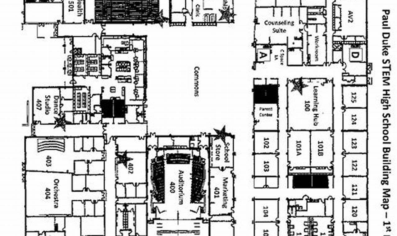 Paul Duke Stem High School Room Map