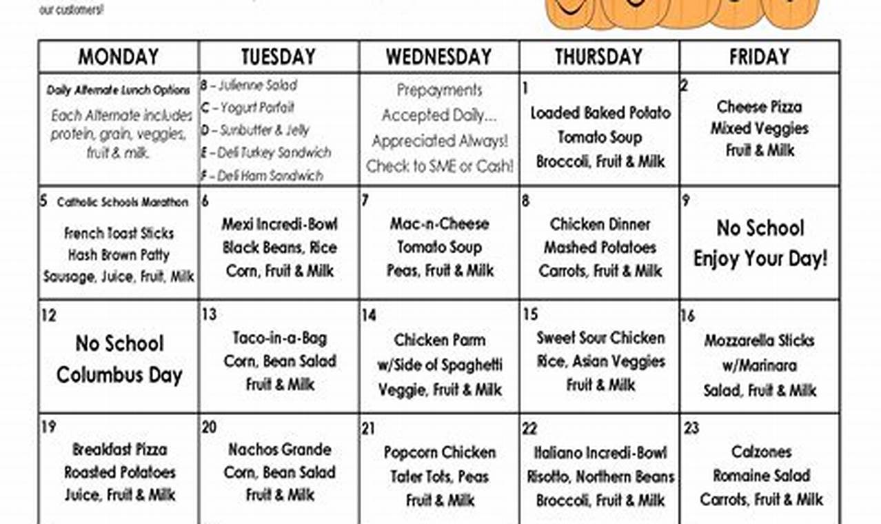 Onslow County Schools Lunch Menu: Nutritious & Delicious