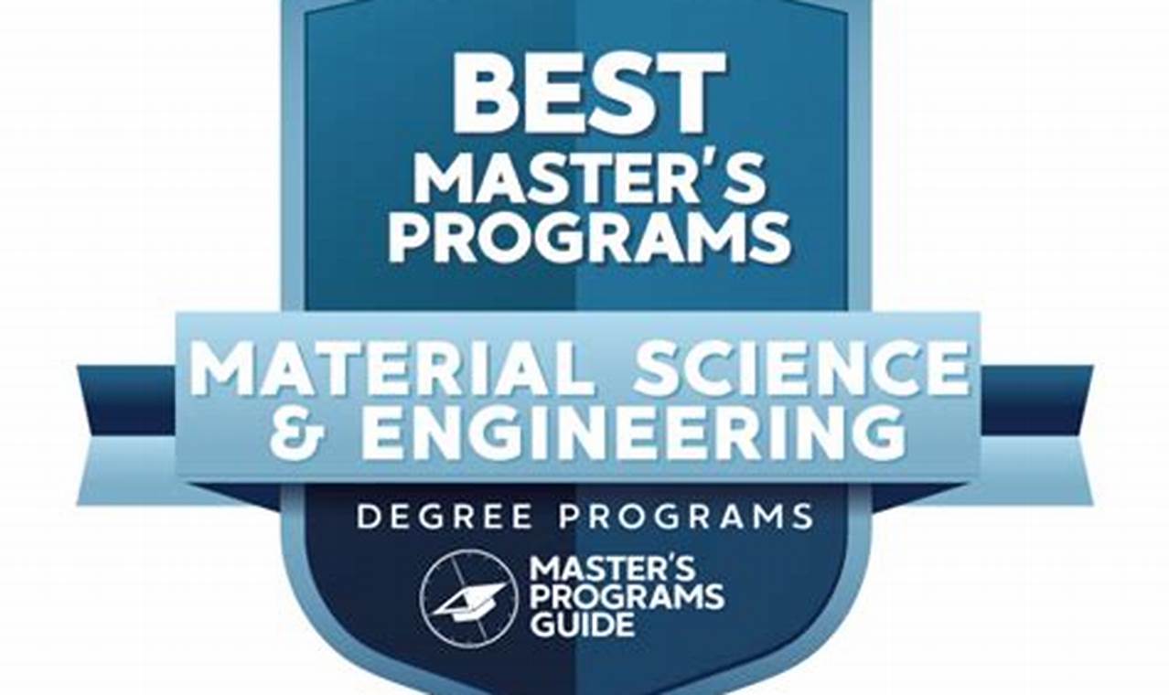 Top Materials Science & Engineering Schools: 2024 Guide