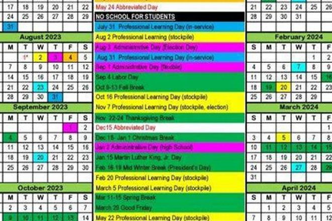 Palm Beach County School Calendar 2025-2026