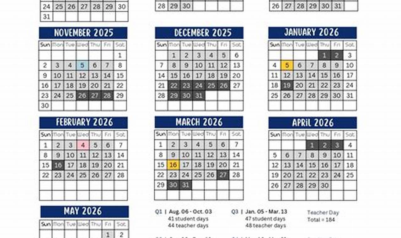 Official Northwest Allen County Schools Calendar 2023-24