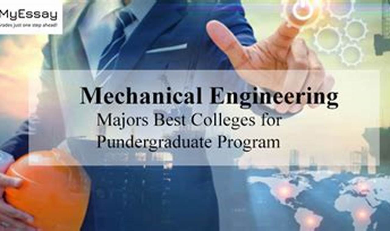 Top Undergraduate Mechanical Engineering Schools