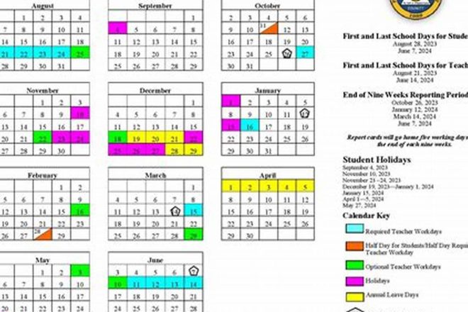 Cabell County Schools: Official School Year Calendar