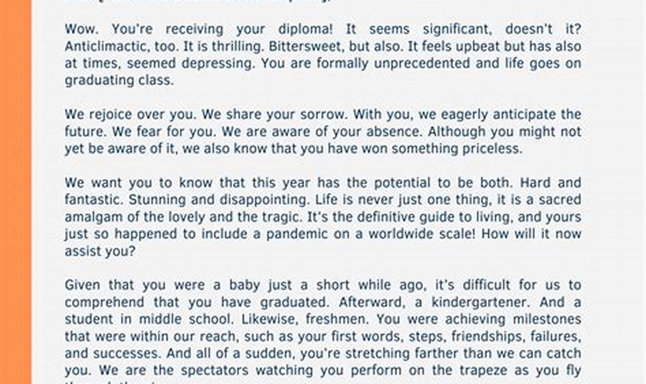 Essential High School Senior Letter Examples & Templates