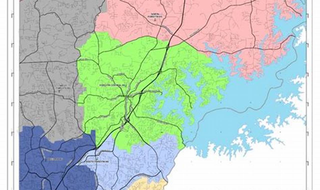 Forsyth County Schools District Map & Boundaries