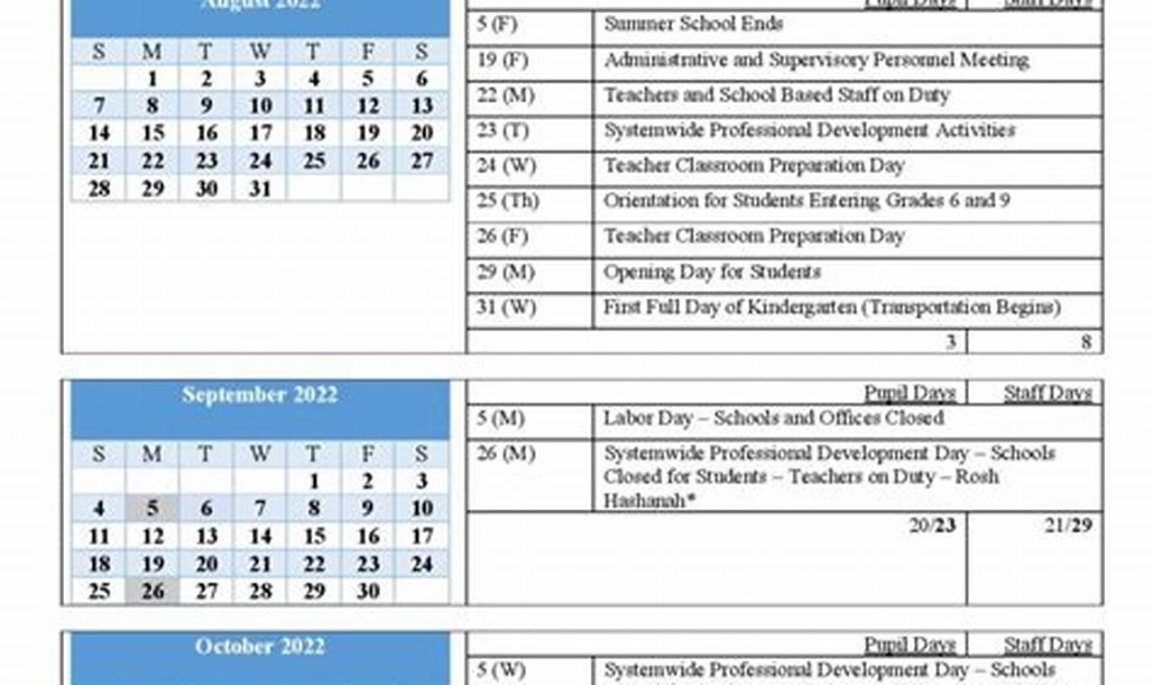 2023-24 Baltimore County Public Schools Calendar & Dates