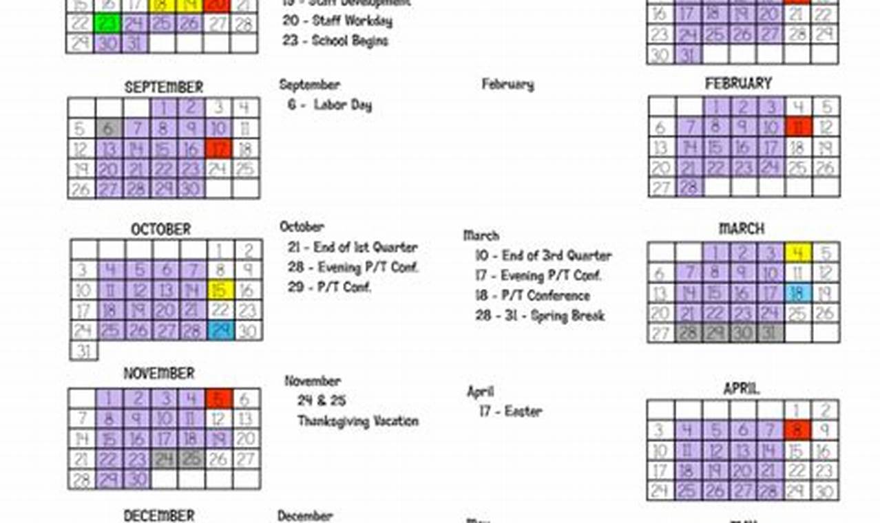 2023-24 Johnston County Schools Calendar & Dates