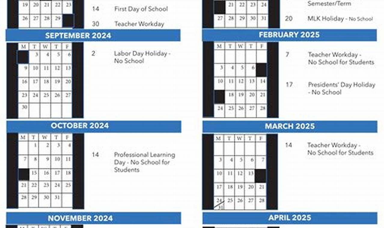 2023-24 Fauquier County Schools Calendar & Dates