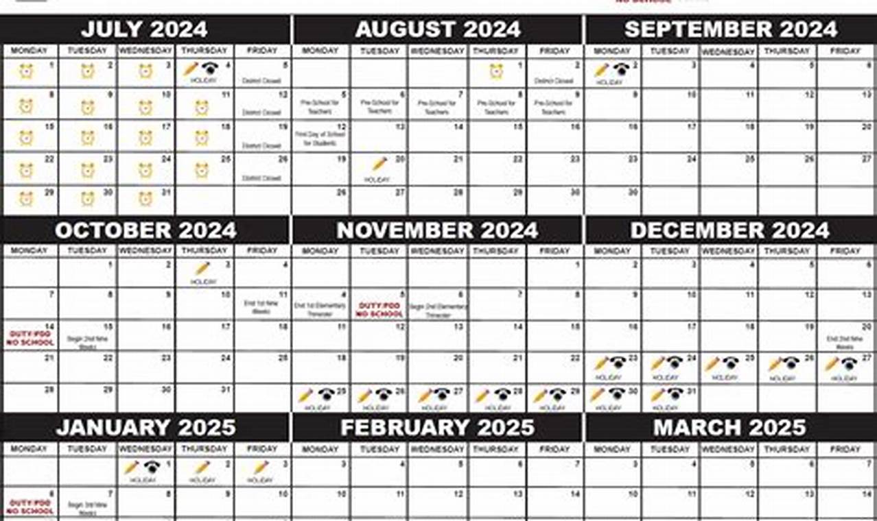 2025-26 Palm Beach County School Calendar Dates