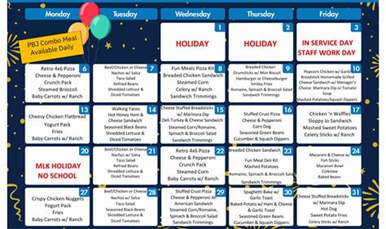 Check Surry County Schools Lunch Menus Now!