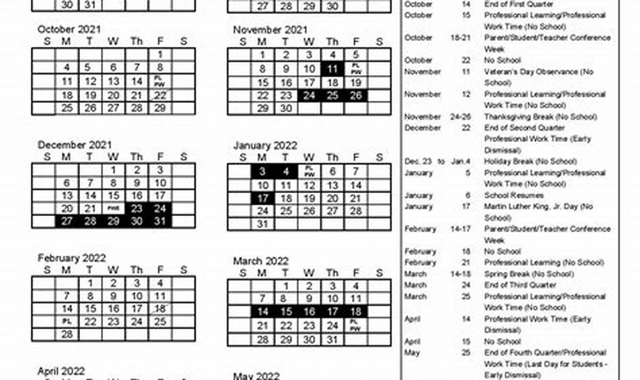 2023-24 Bellevue NE Public Schools Calendar & Key Dates