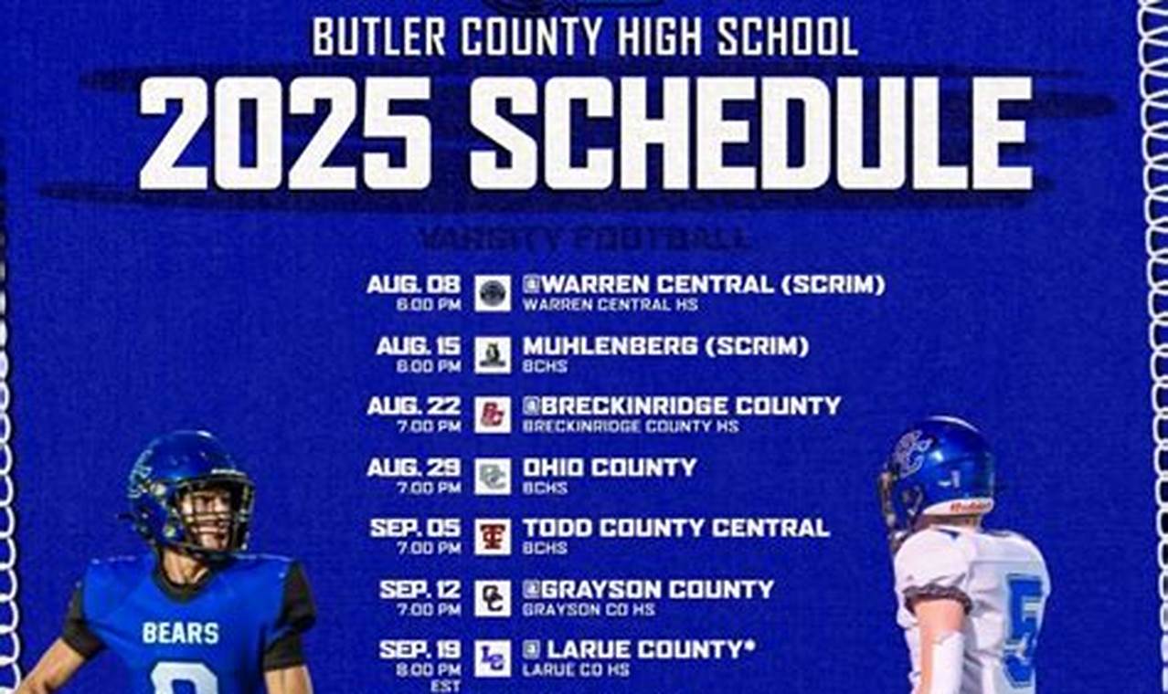 Official University High Football Schedule & Scores