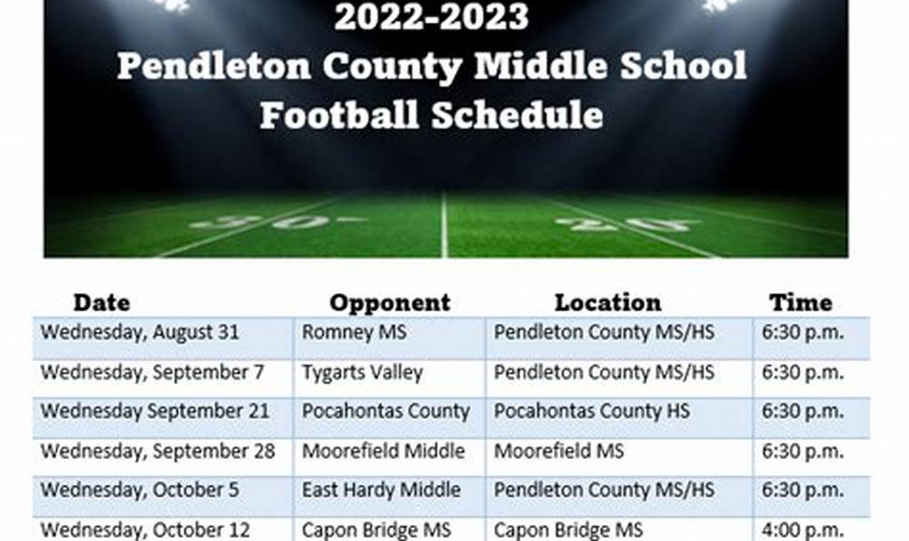 Pendleton HS Football: 2023 Schedule & Tickets