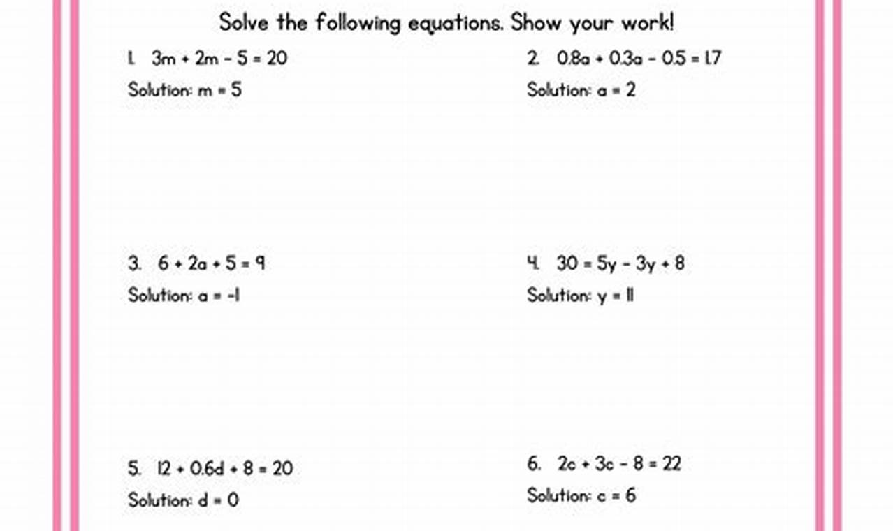 Fun High School Equation Solving Activities & Games